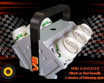 V6 Engine Ice Block 3D Printed Can Cooler 6 Can Ice Cooler Fathers Day ...