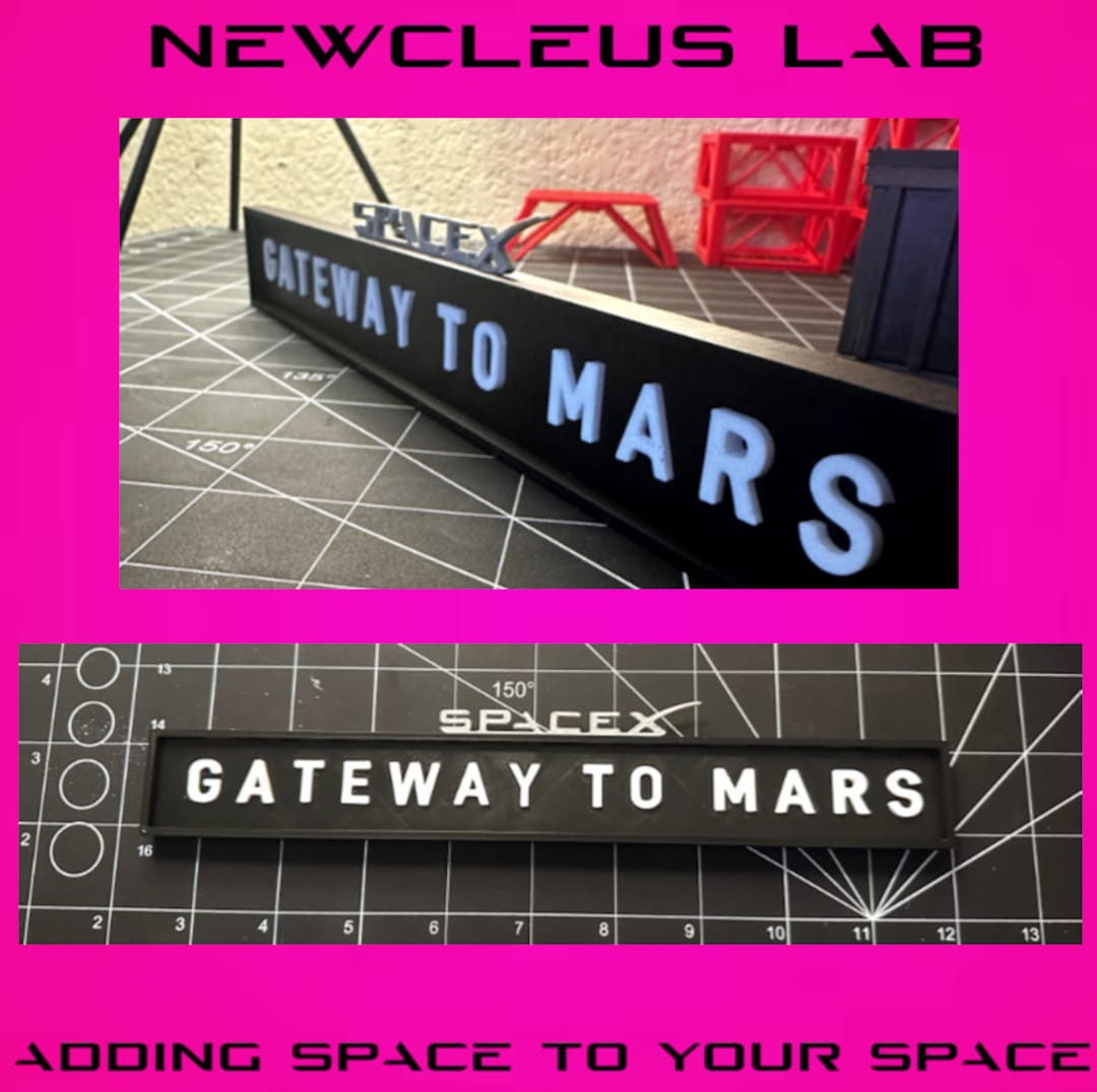 Gateway to Mars Starbase Sign Desktop Replica - Etsy