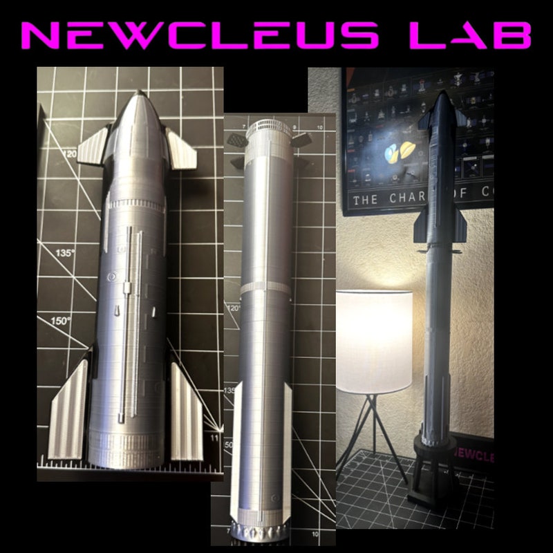 Spacex Starship Model - Etsy