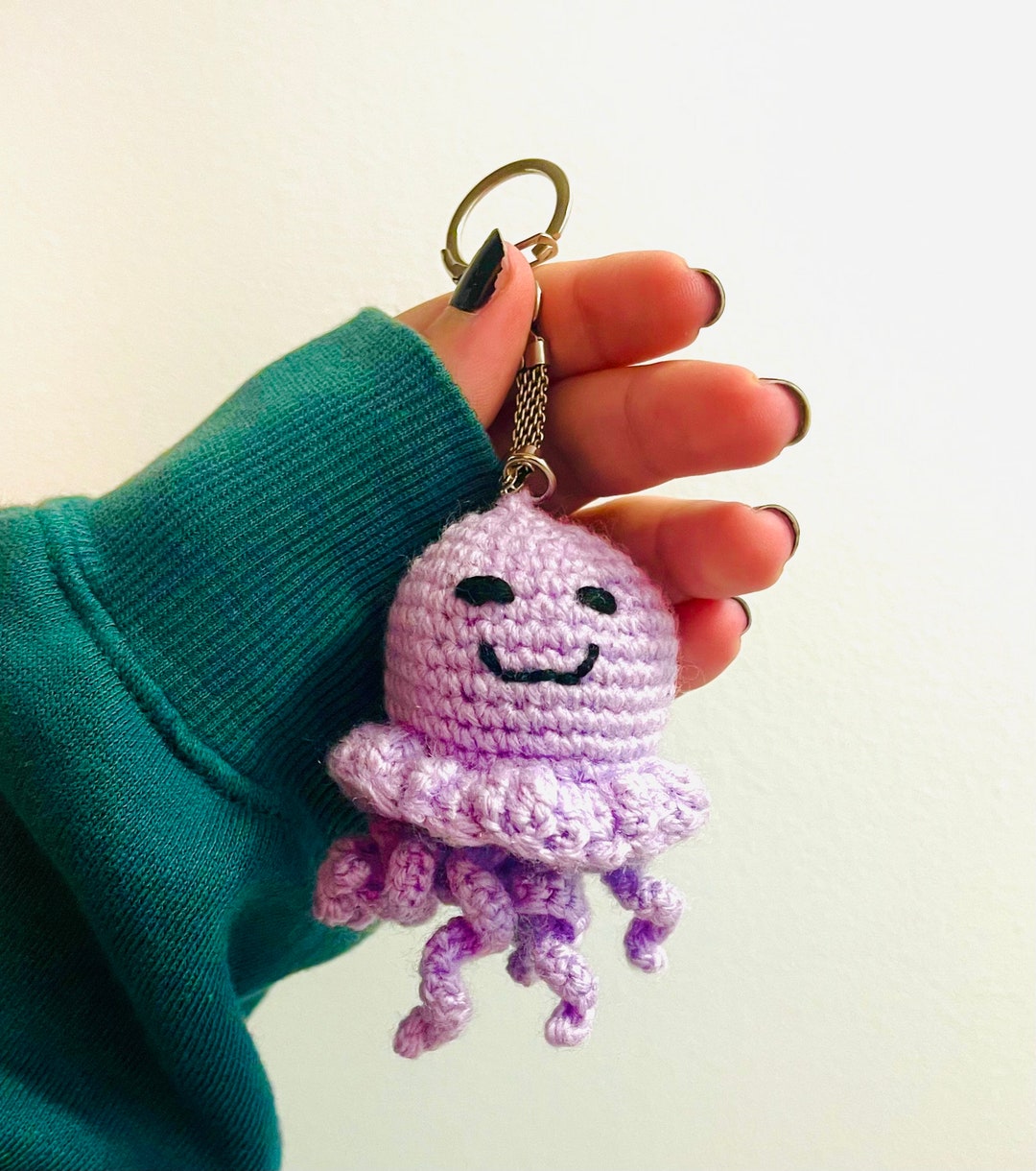 Octopus Crochet Keychain - Etsy
