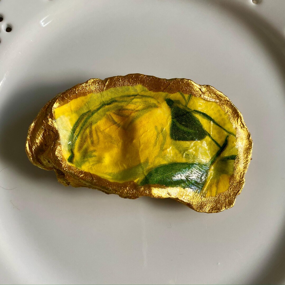 Lemon Oyster Shell - Etsy