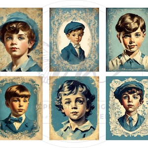 Vintage Little Boys Ephemera, Junk Journal Images (digital Download) - Etsy