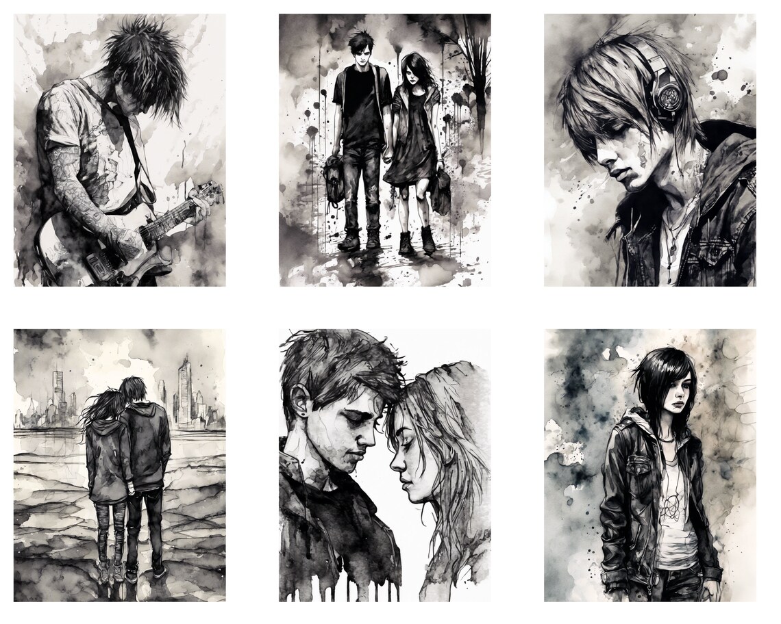 Emo Junk Journal Images, Emo Images, Emo Printable, Emo Fashion ...