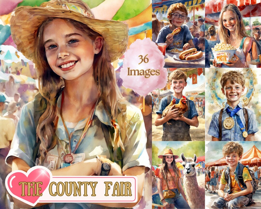 County Fair Images, Fair Junk Journal, Fair Digital Art, Fair Printable ...