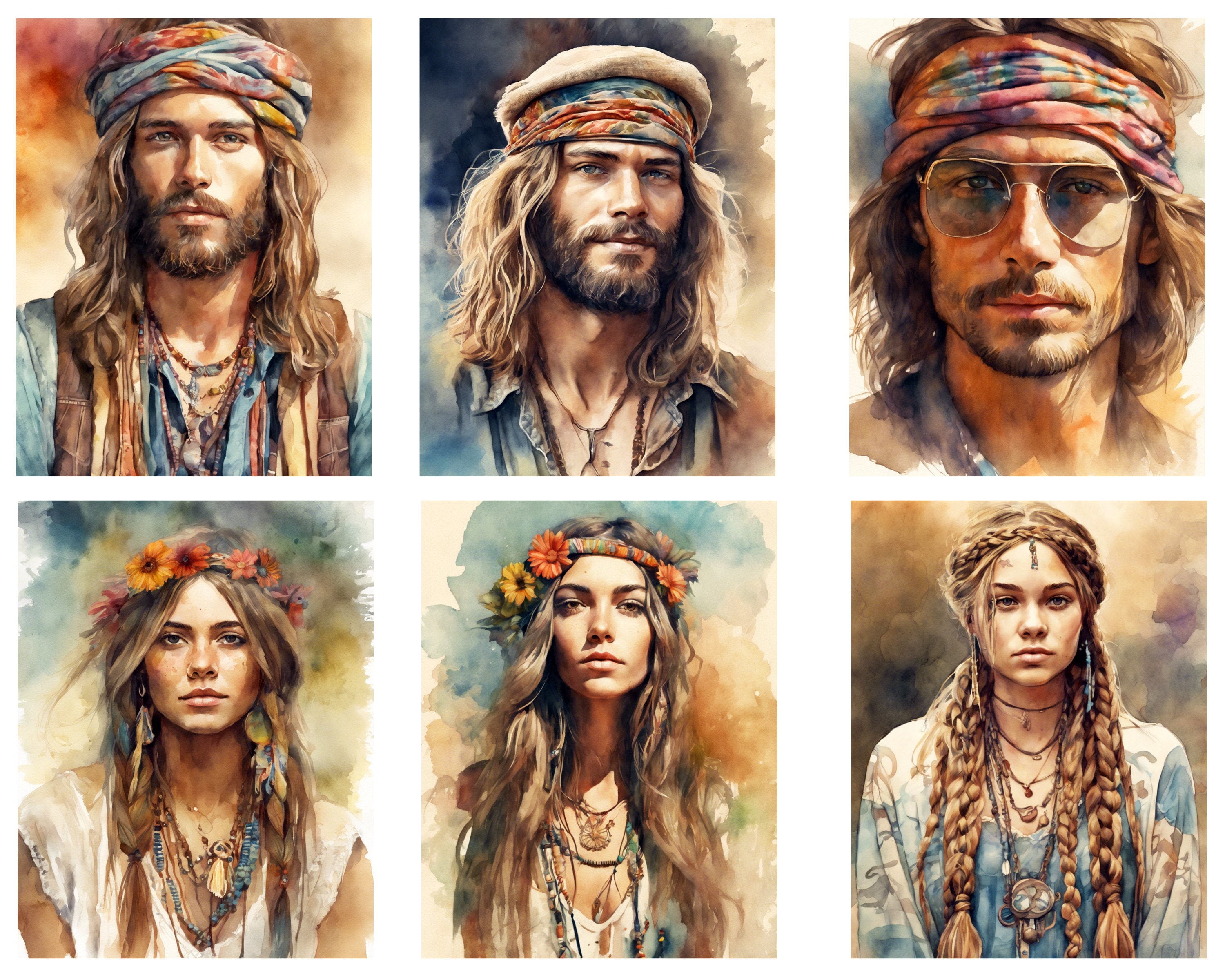 Hippies Junk Journal Images, Hippie Images, Hippie Printable Images ...