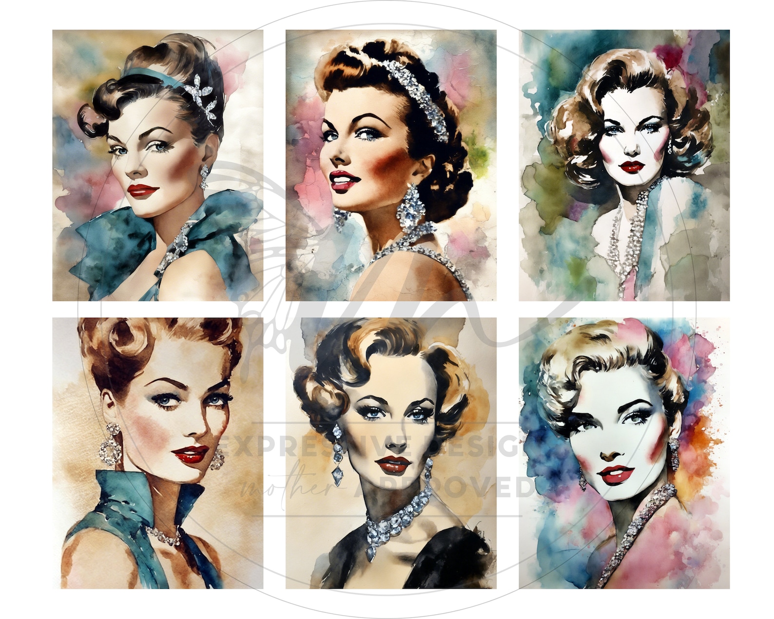 Vintage Glamour Images, Vintage Glamour Digital, Vintage Glamour Junk ...