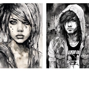 Emo Junk Journal Images, Emo Images, Emo Printable, Emo Fashion ...