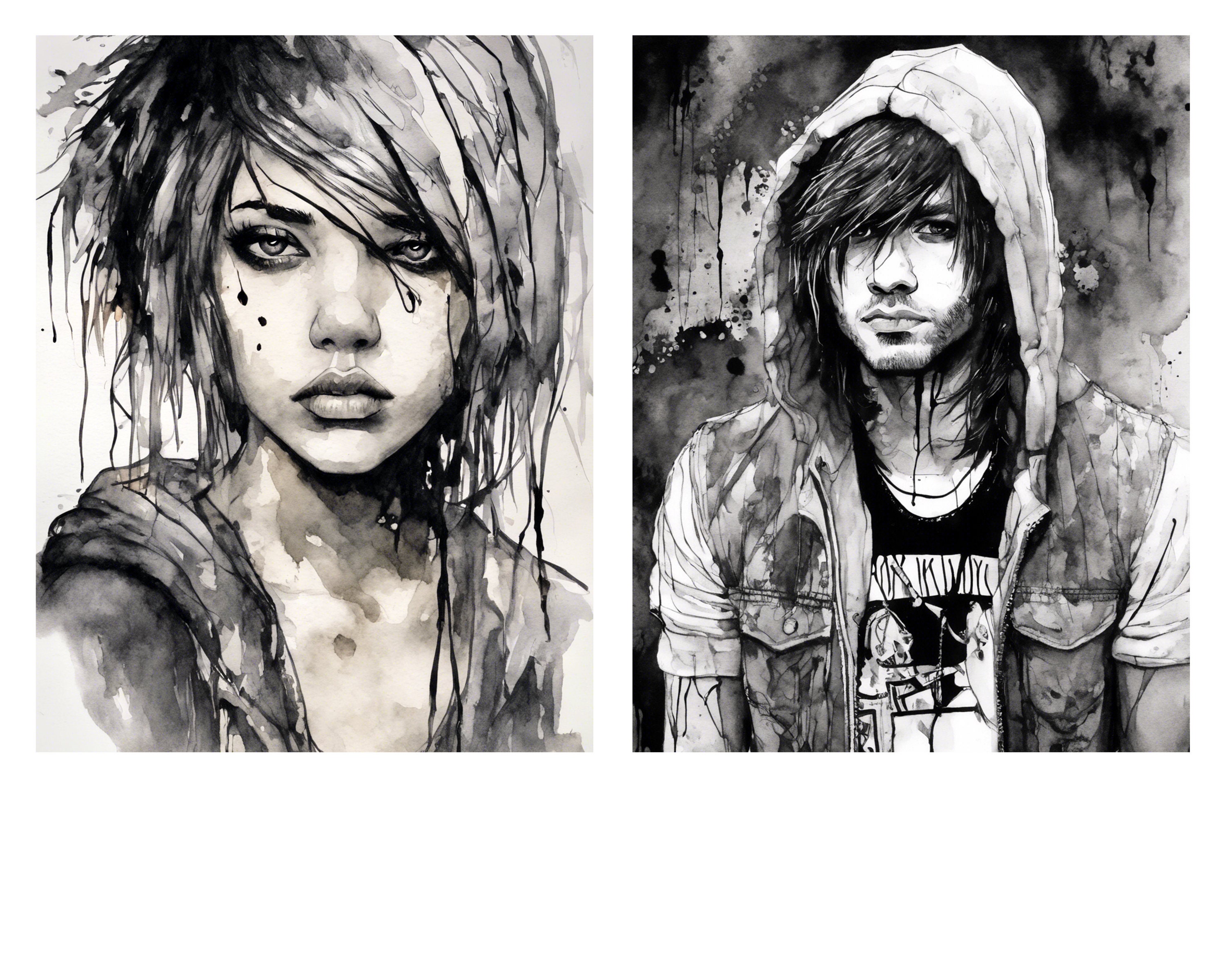 Emo Junk Journal Images, Emo Images, Emo Printable, Emo Fashion ...