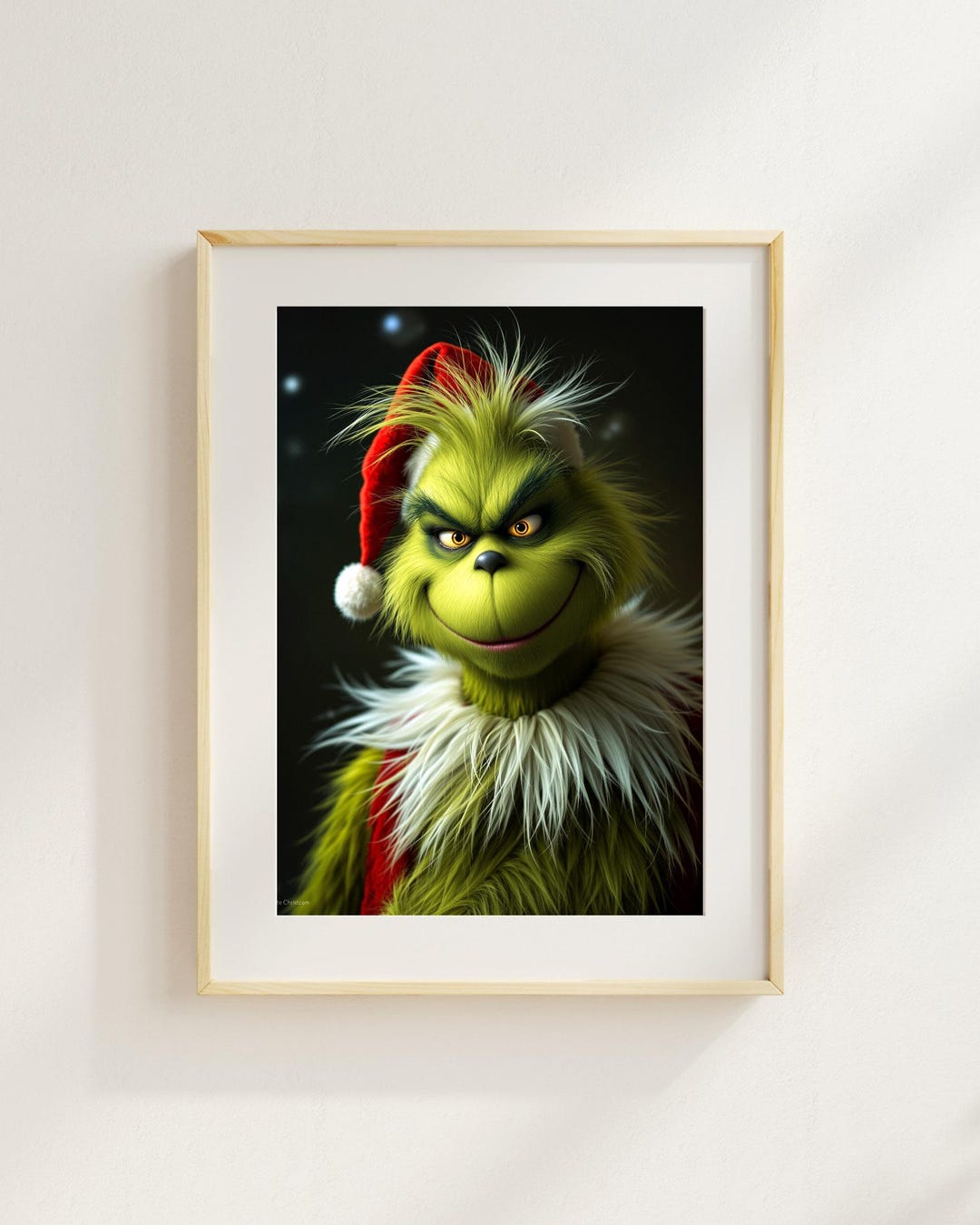 Grinch Art Print, Grinch Image, Christmas Printable - Hello Mr Grinch ...