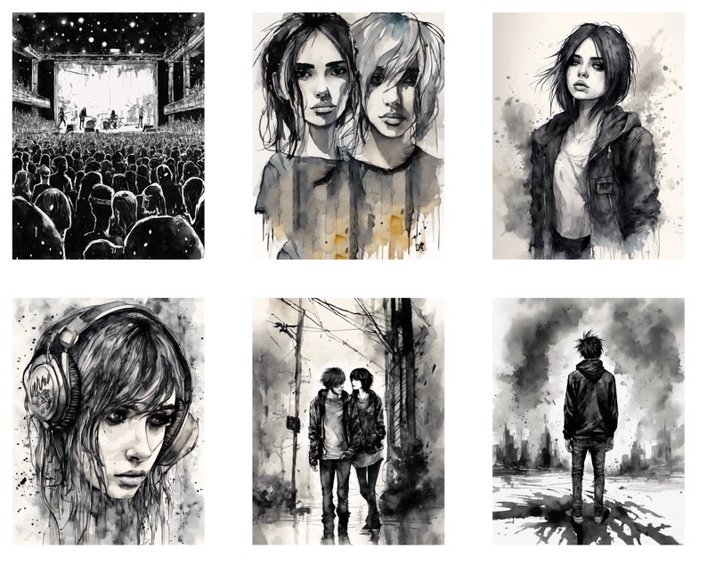 Emo Junk Journal Images, Emo Images, Emo Printable, Emo Fashion ...