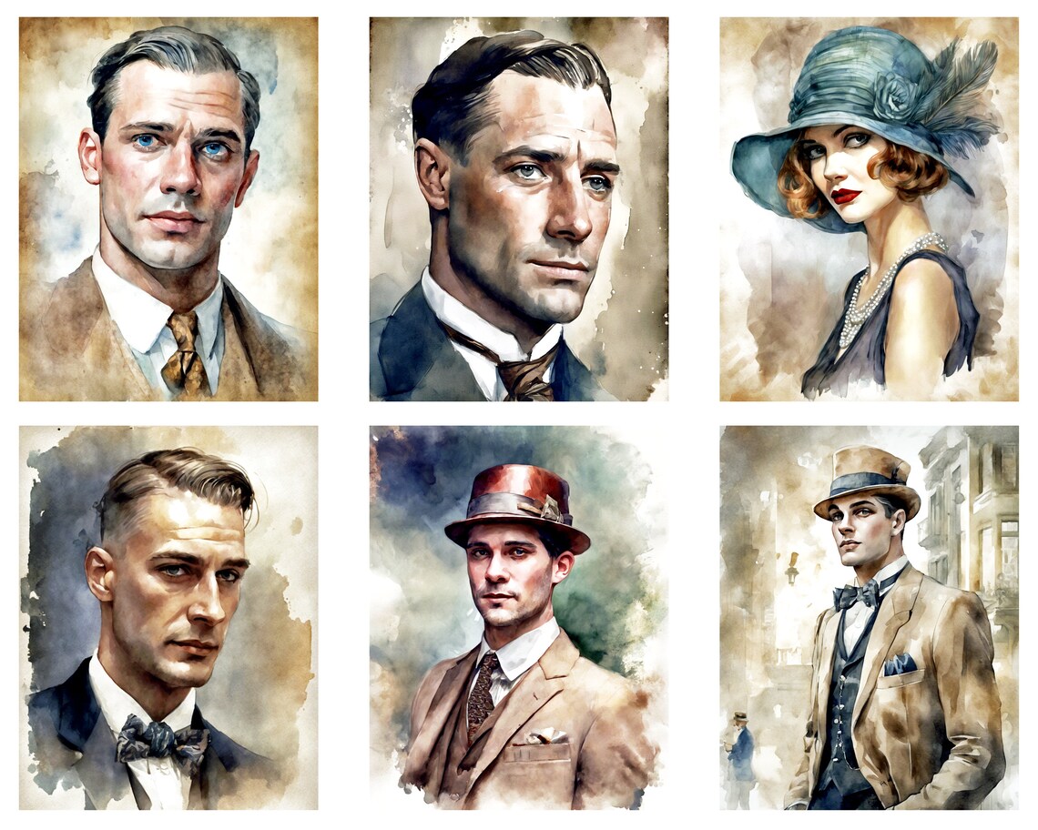 Flapper Junk Journal Cards, Junk Journal Pages, Vintage Graphics ...