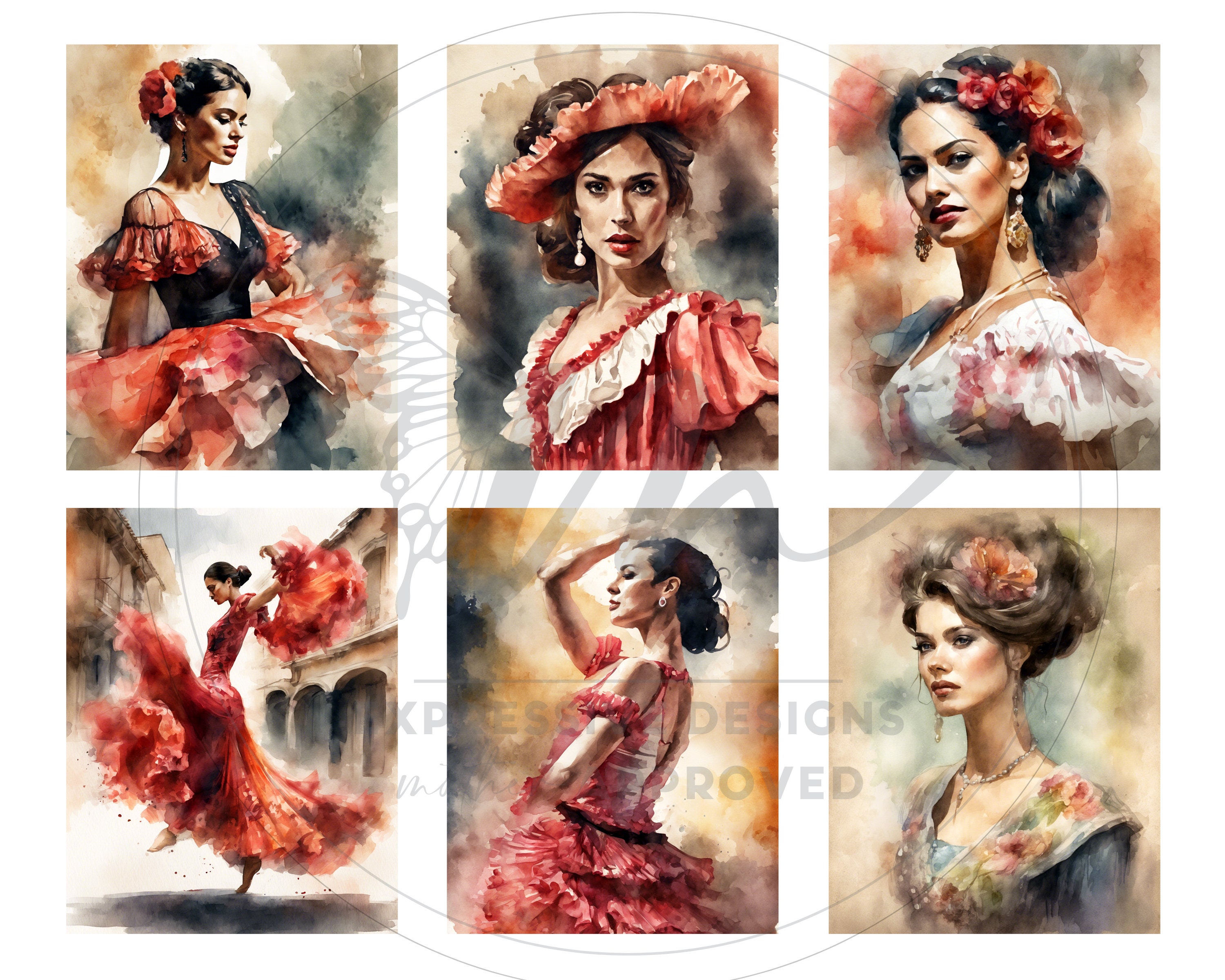 Flamenco Junk Journal Images, Flamenco Images, Flamenco Digital ...