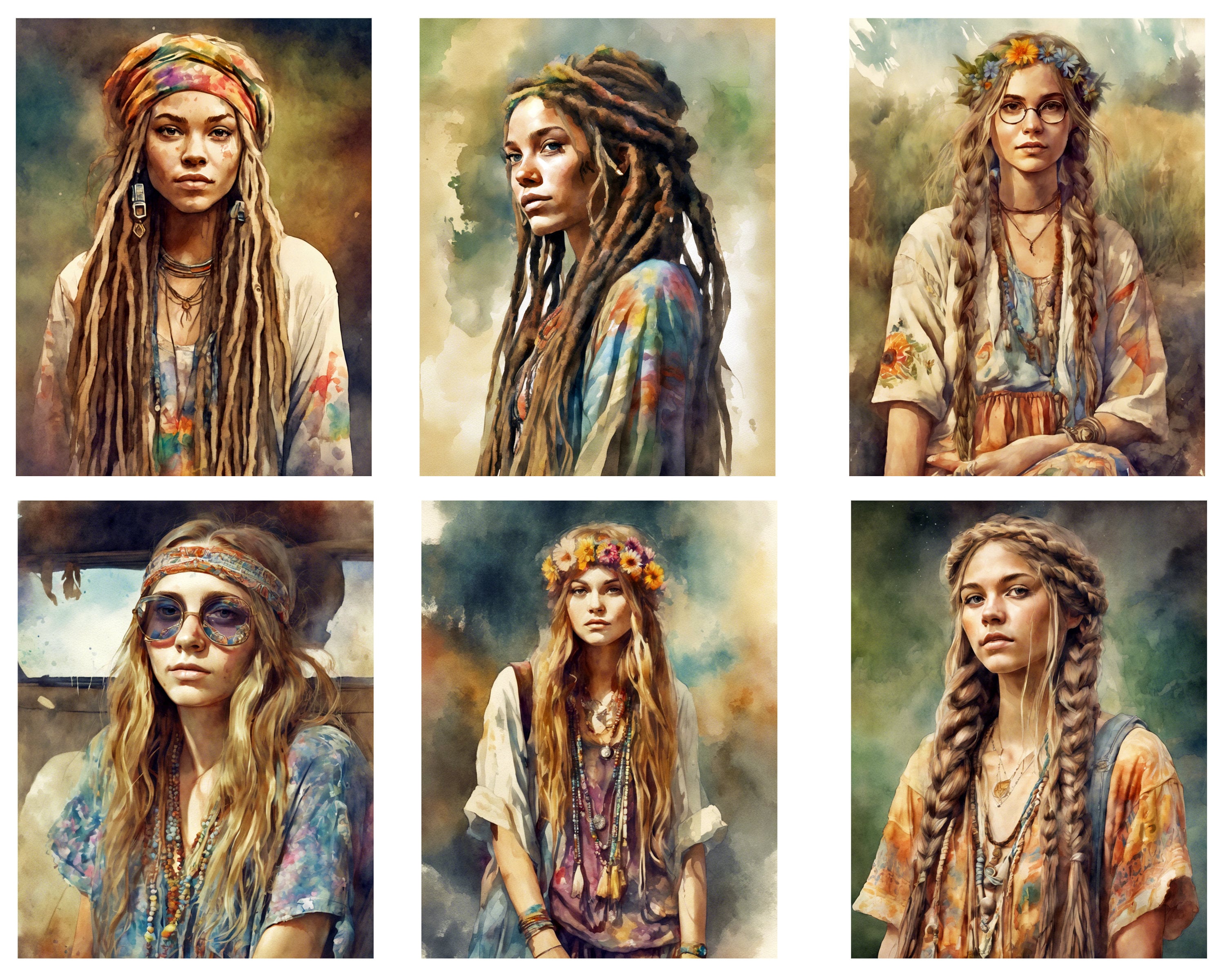 Hippies Junk Journal Images, Hippie Images, Hippie Printable Images ...