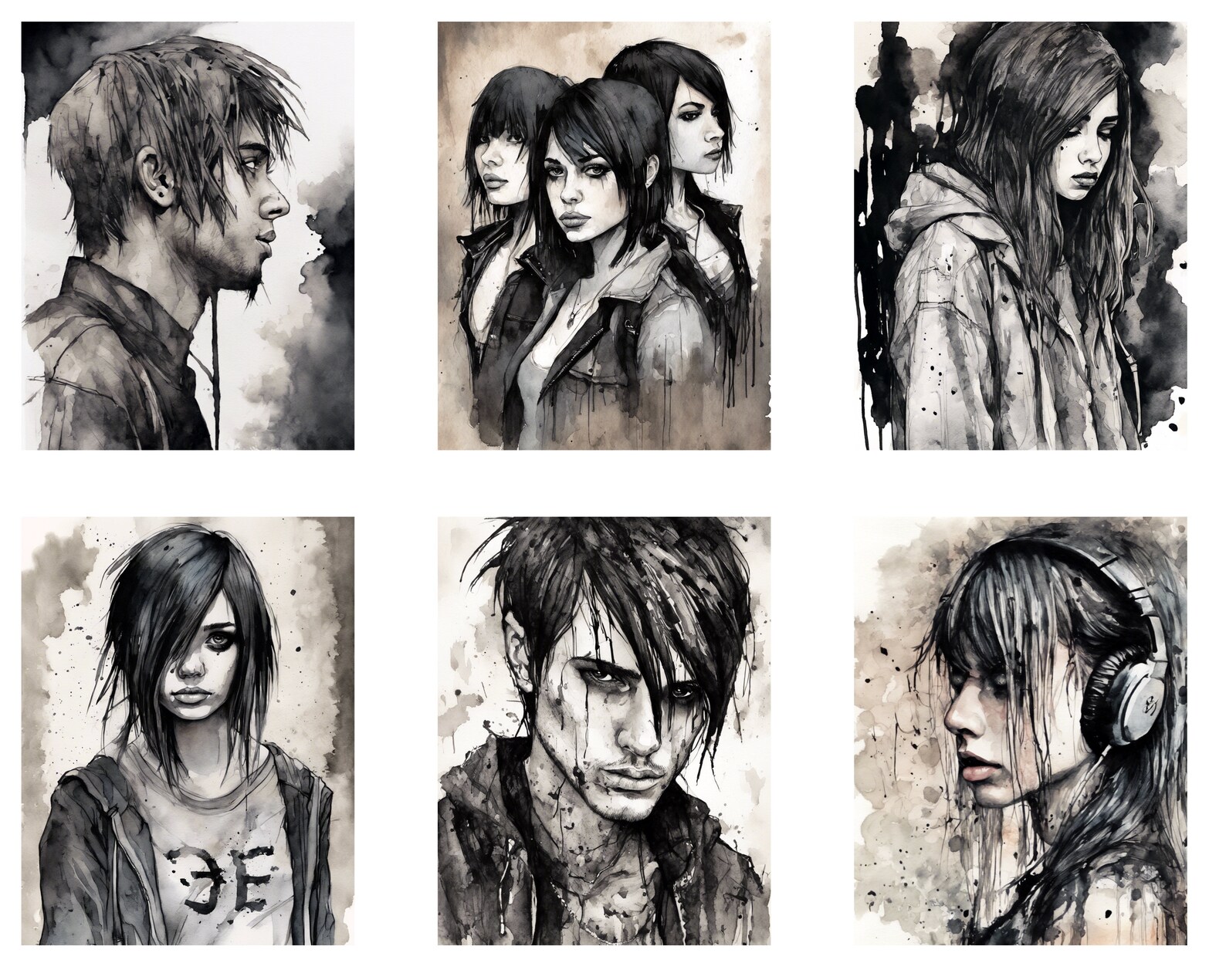 Emo Junk Journal Images, Emo Images, Emo Printable, Emo Fashion ...