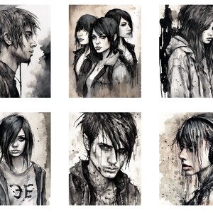 Emo Junk Journal Images, Emo Images, Emo Printable, Emo Fashion ...