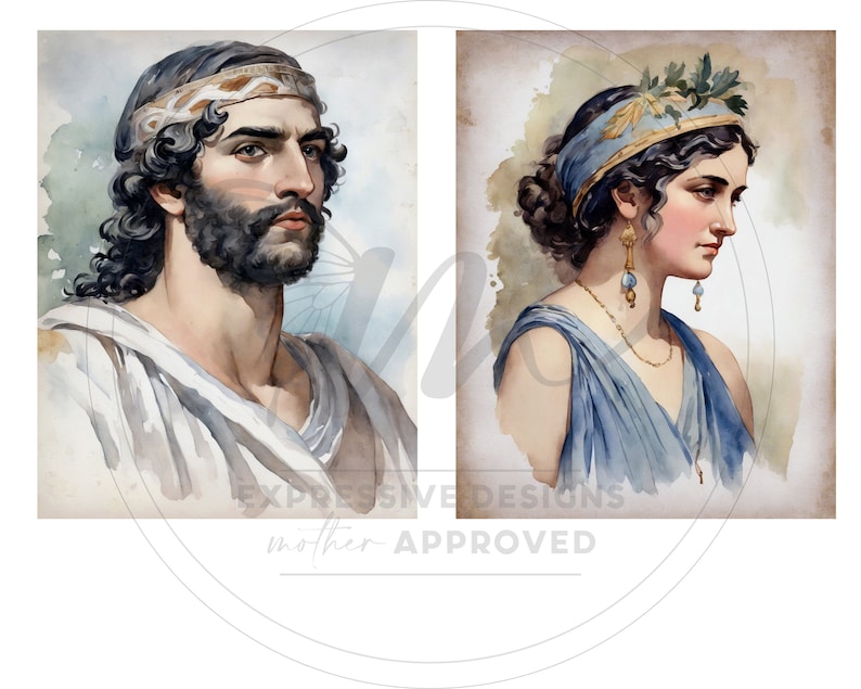 Greek Images, Greek Junk Journal, Greek Digital Art, Greek Printable ...