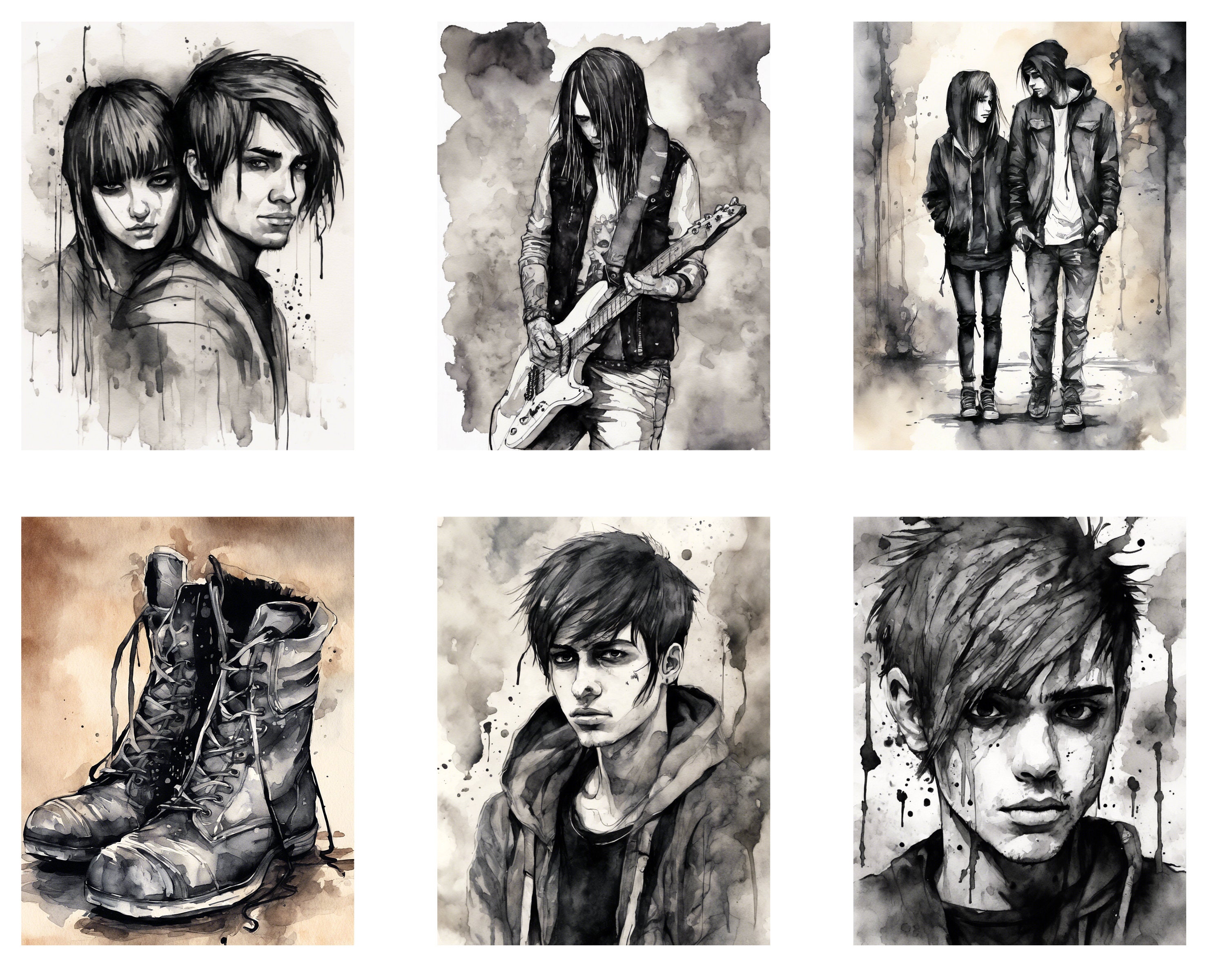 Emo Junk Journal Images, Emo Images, Emo Printable, Emo Fashion ...