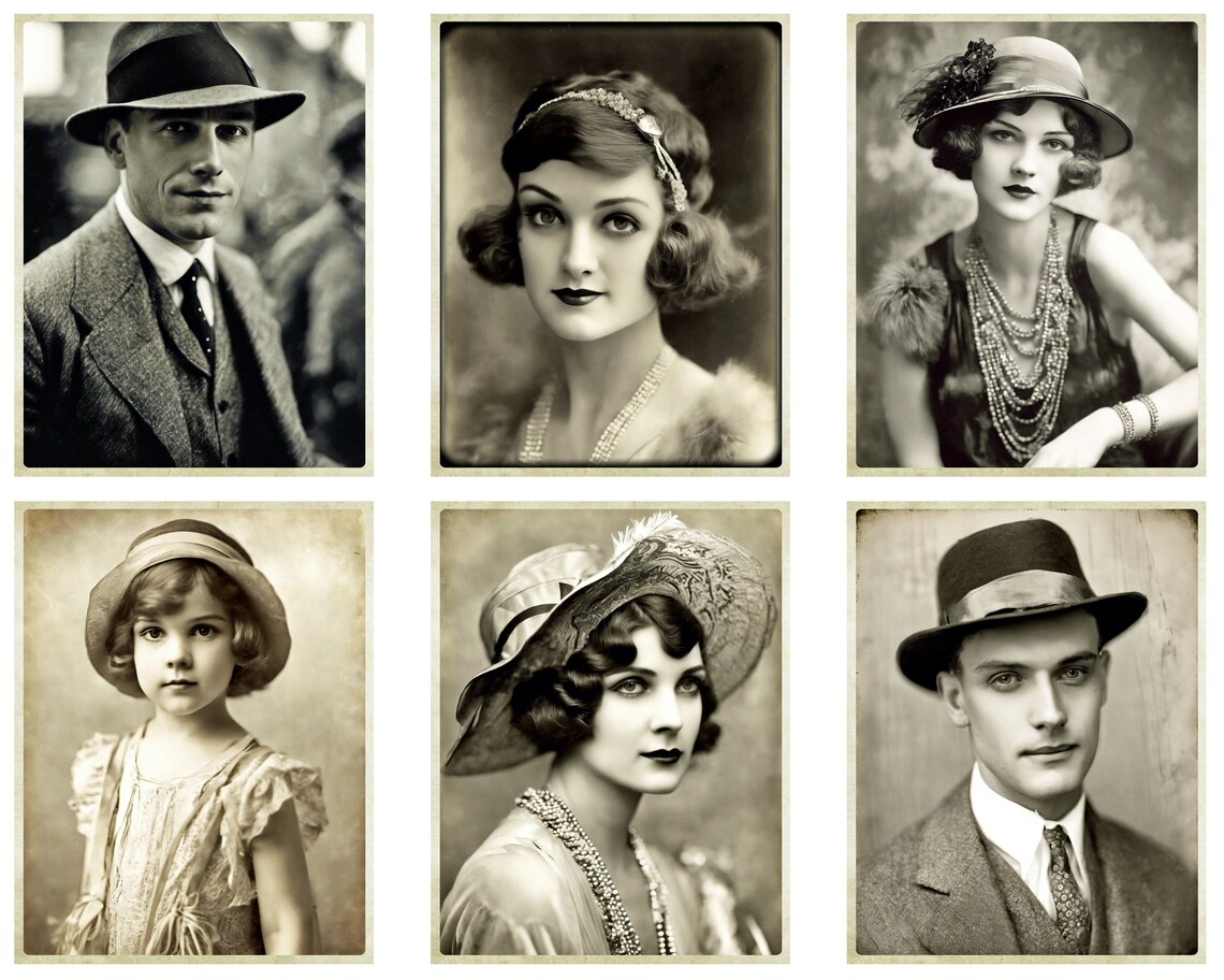 Vintage Photographs, 1920s Images, Vintage Photographs Junk Journal ...