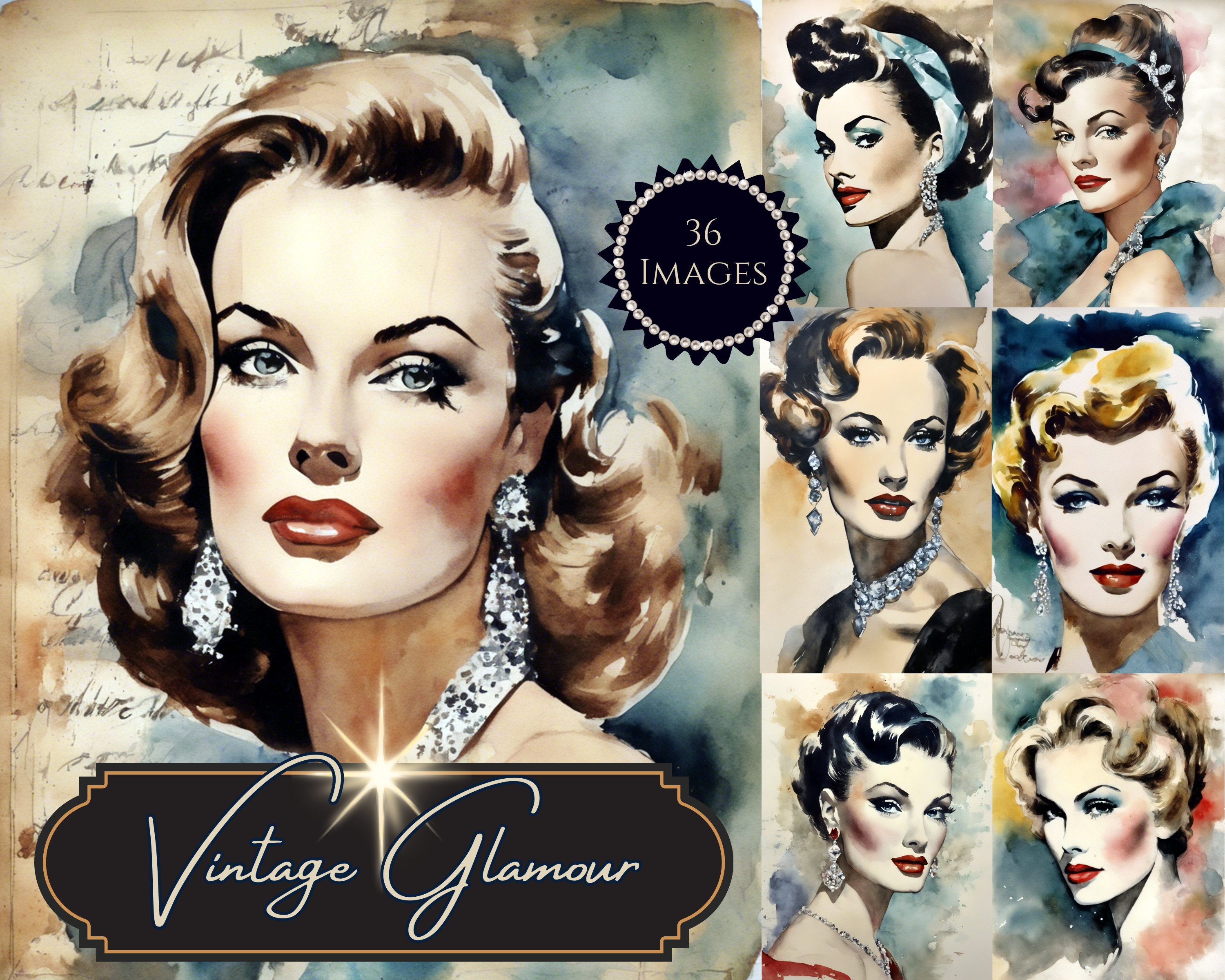 Vintage Glamour Images, Vintage Glamour Digital, Vintage Glamour Junk ...