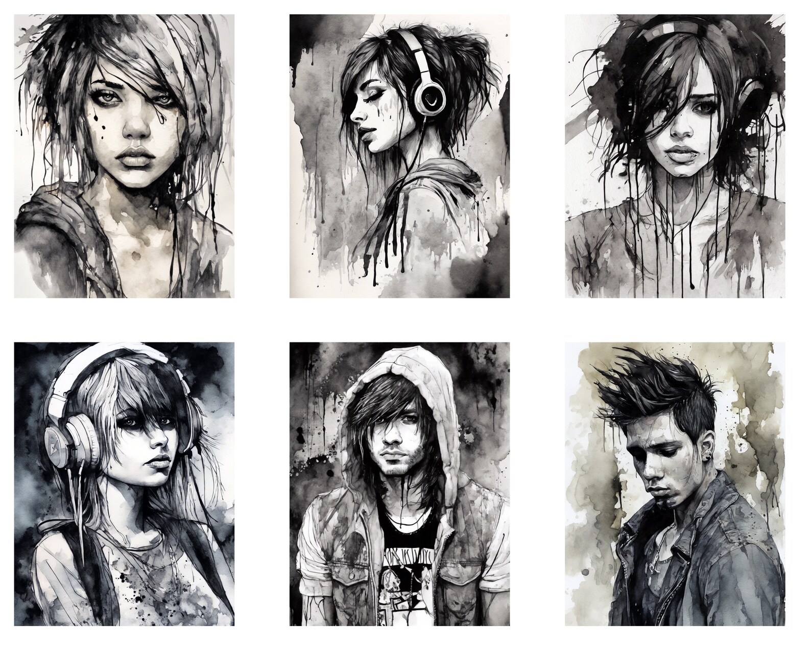 Emo Junk Journal Images, Emo Images, Emo Printable, Emo Fashion ...