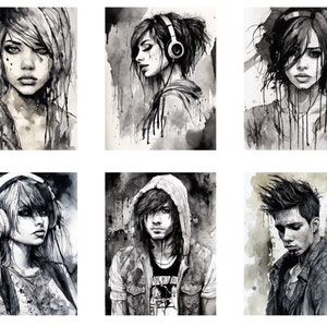 Emo Junk Journal Images, Emo Images, Emo Printable, Emo Fashion ...