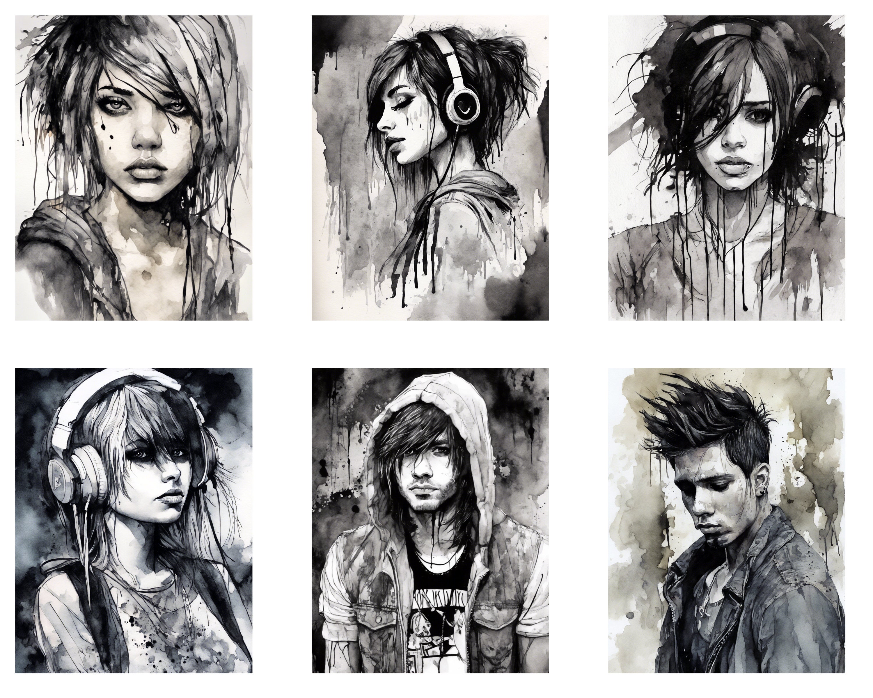 Emo Junk Journal Images, Emo Images, Emo Printable, Emo Fashion ...