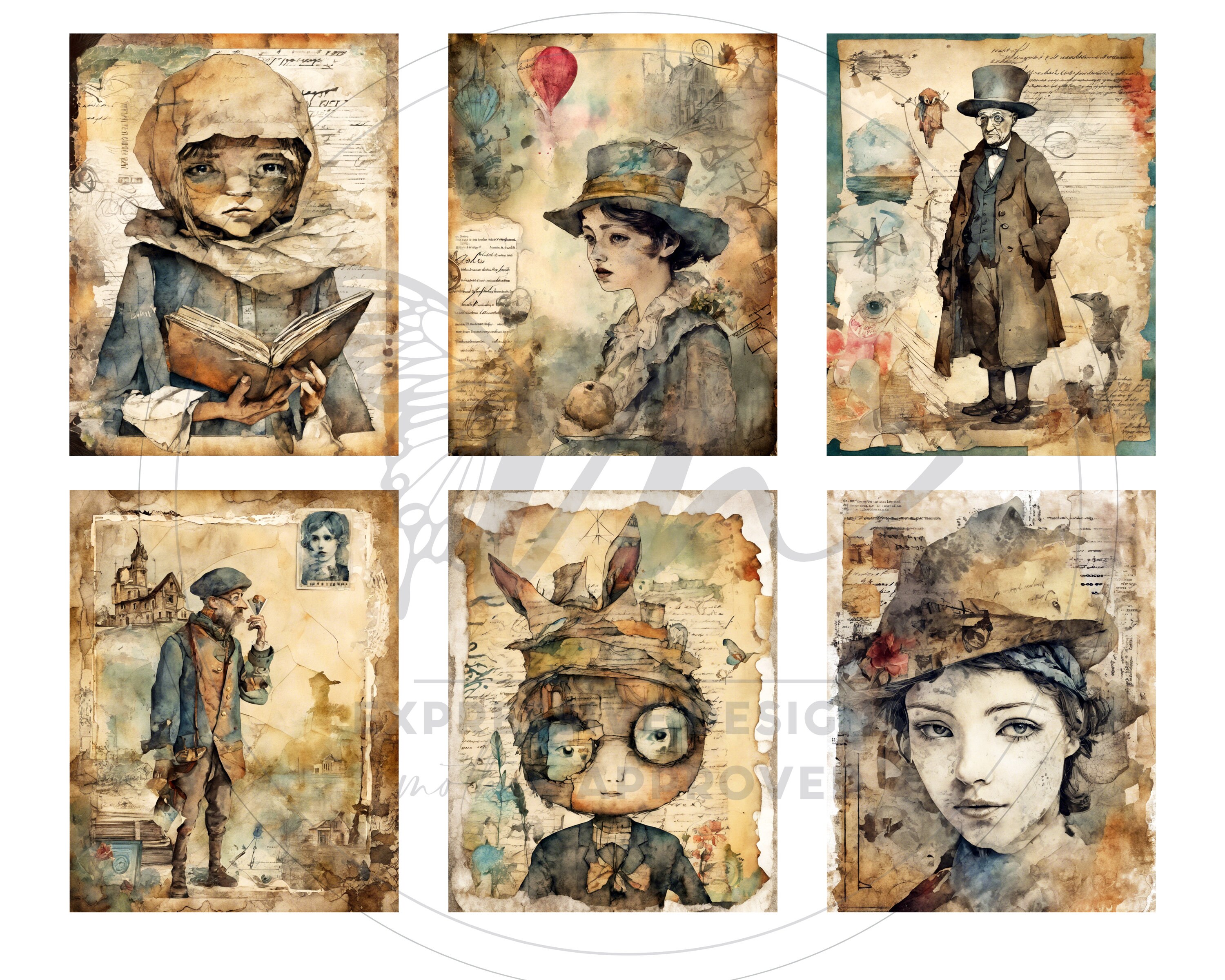 Book Whimsy Junk Journal Images, Storybook Whimsy Images, Whimsical ...