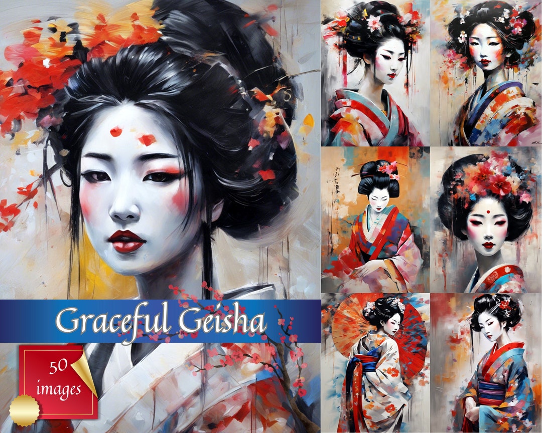 Geisha Junk Journal Images, Geisha Images, Geisha Printable Images ...