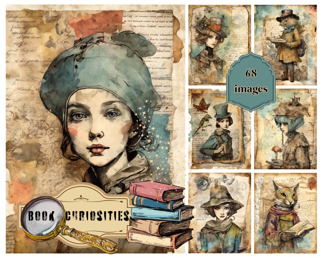Book Whimsy Junk Journal Images, Storybook Whimsy Images, Whimsical ...