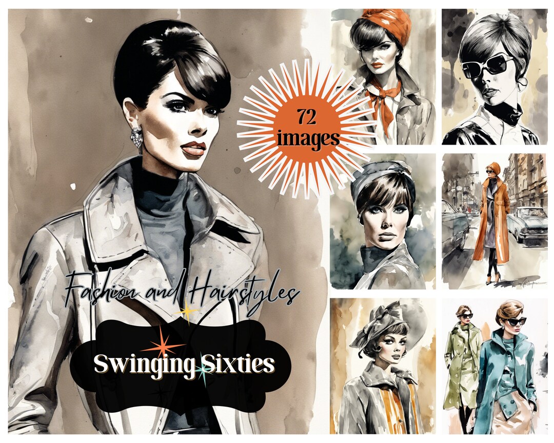 Sixties Fashion Images, Fashion Scrapbook Images, Vintage Fashion Art ...