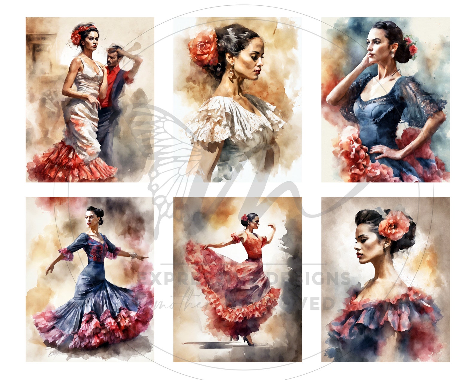 Flamenco Junk Journal Images, Flamenco Images, Flamenco Digital ...