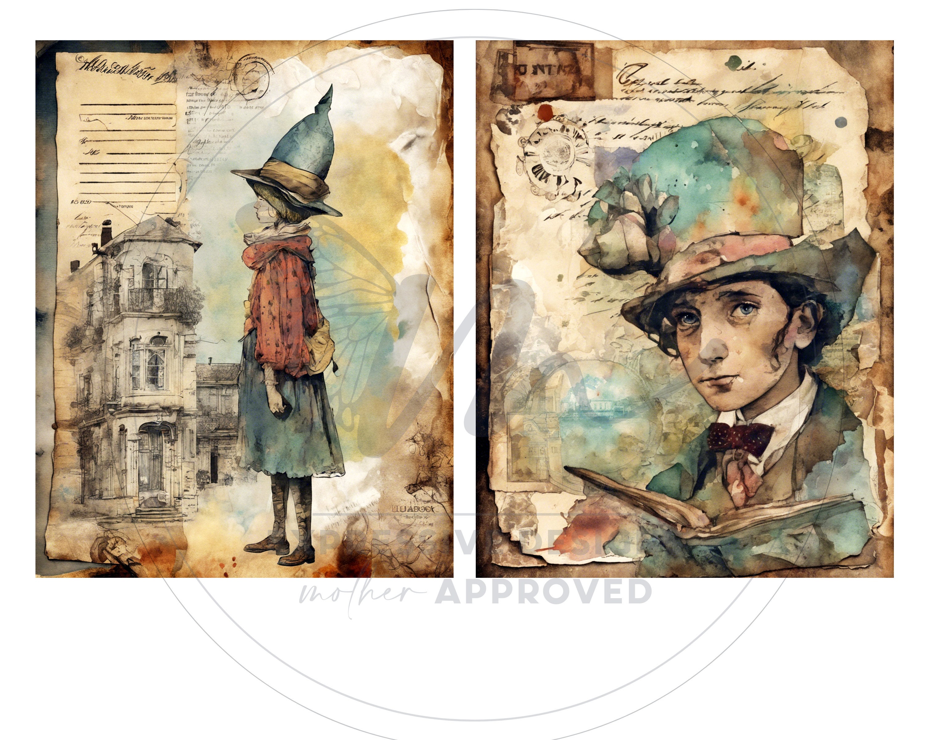 Book Whimsy Junk Journal Images, Storybook Whimsy Images, Whimsical ...