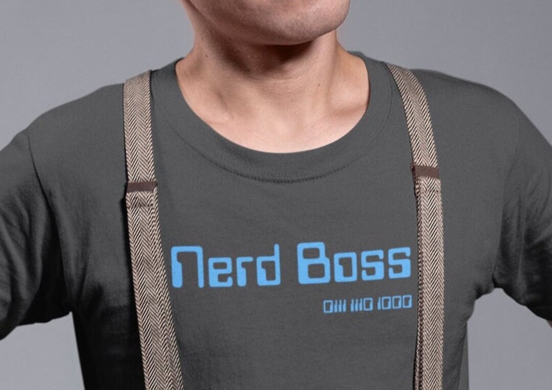 Nerd Boss Shirt Gift for Boss Manager, Engineering Humor Present ...