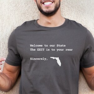 Florida Turn Around Go Home Shirt,resident Floridian State Pride Tshirt ...