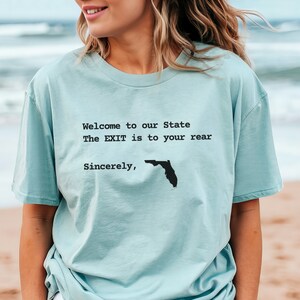 Florida Turn Around Go Home Shirt,resident Floridian State Pride Tshirt ...