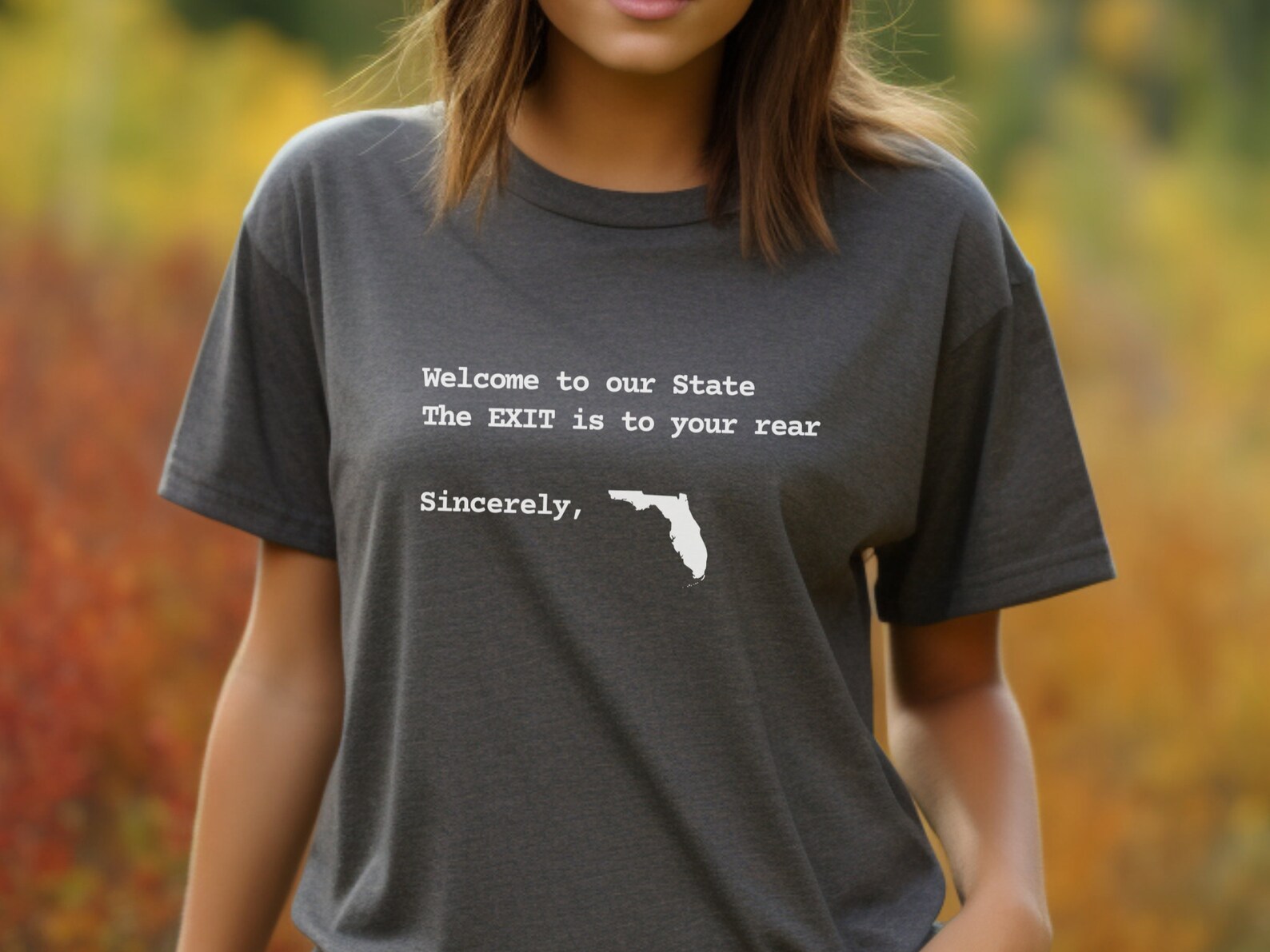 Florida Turn Around Go Home Shirt,resident Floridian State Pride Tshirt ...