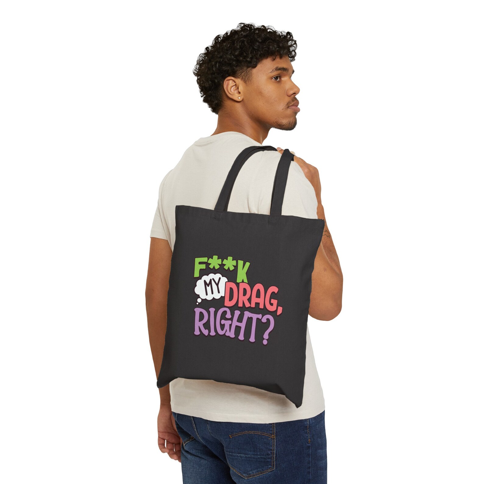Rupaul's Drag Race Canvas Tote Bag Fk My Drag, Right RPDR Gifts Pride ...