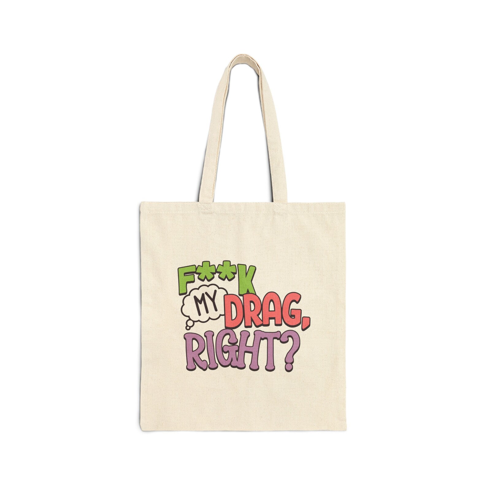 Rupaul's Drag Race Canvas Tote Bag Fk My Drag, Right RPDR Gifts Pride ...