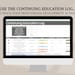 Complete Continuing Education Tracker for Professional Development Easy ...