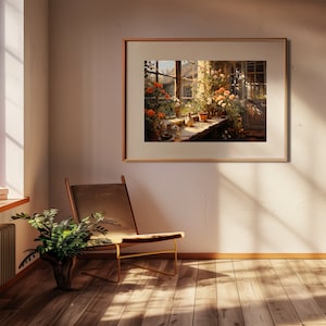 Greenhouse Digital Art Print, Downloadable Instant Download, Printable ...