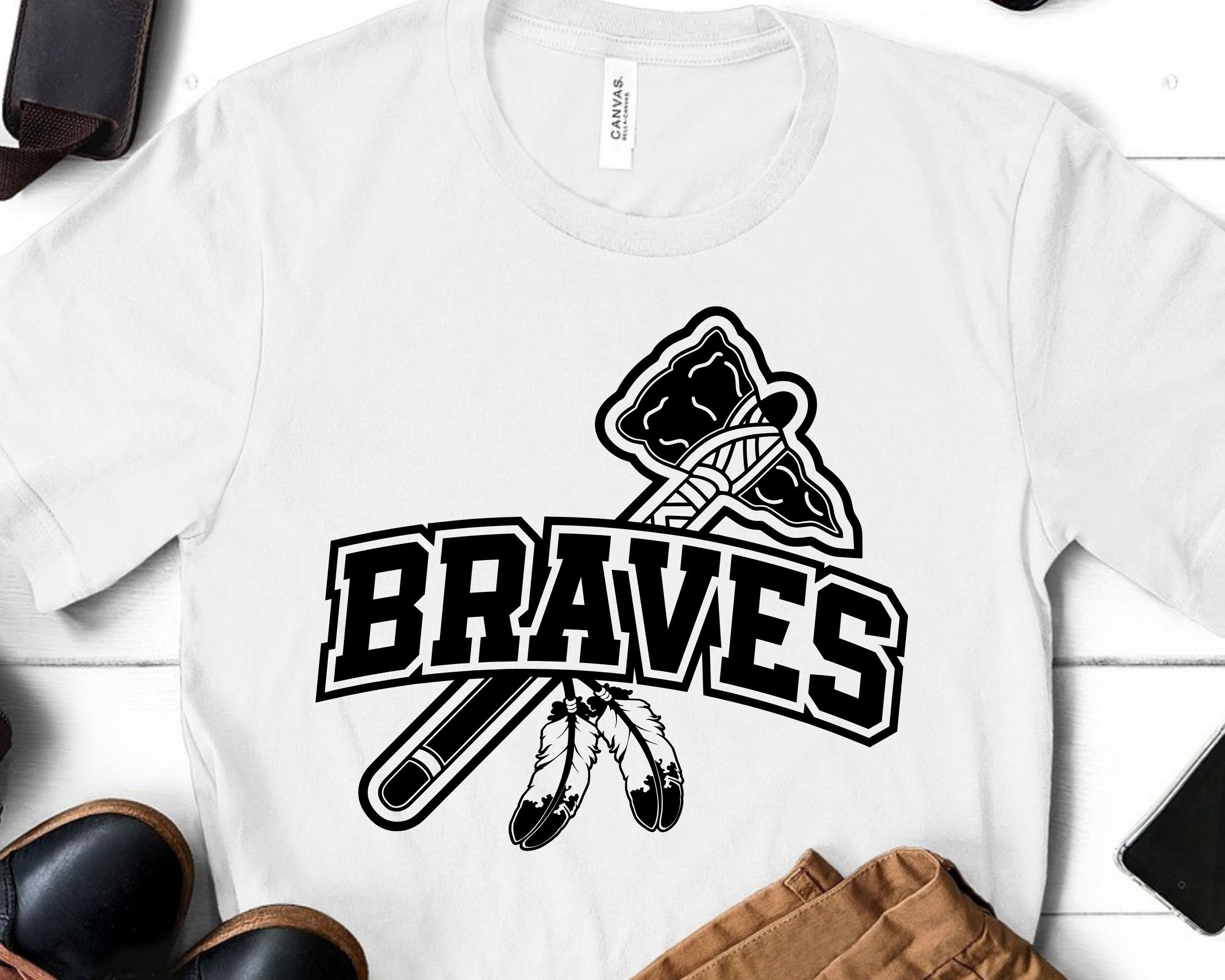Braves Svg, Braves Png, Braves Shirt Svg, Svg Files for Cricut, Instant ...