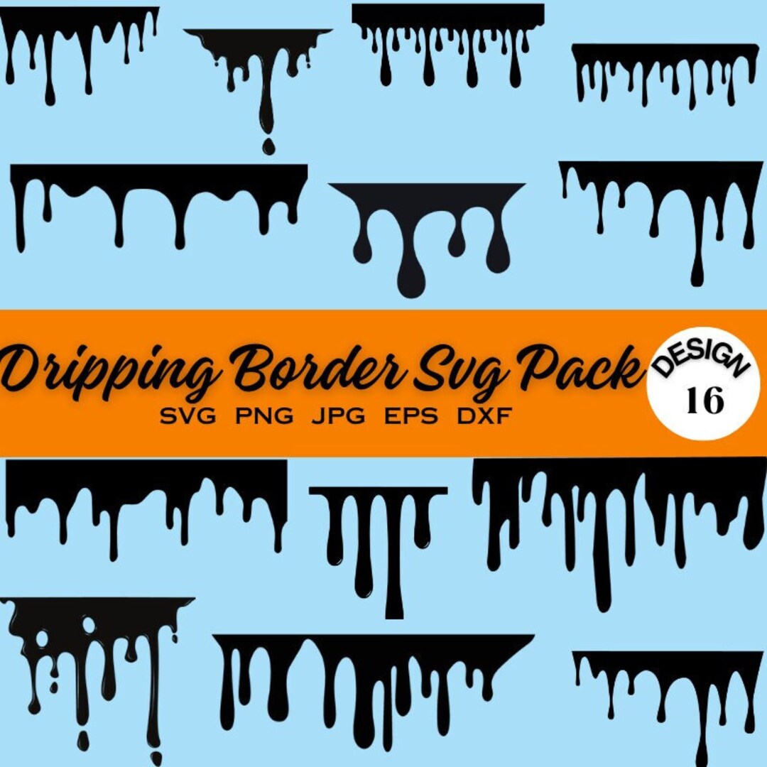 Drip Svg, Birthday Drip Svg, Splatter Svg, Paint Splatter Svg, Splash ...