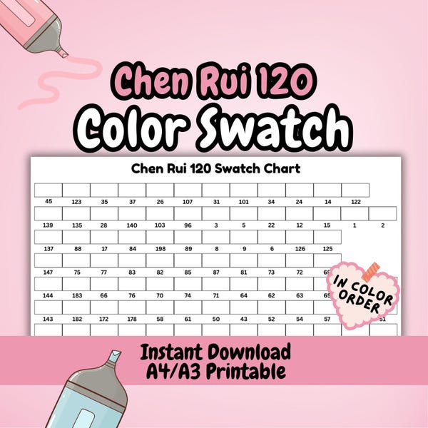 Chen Rui Markers - Etsy