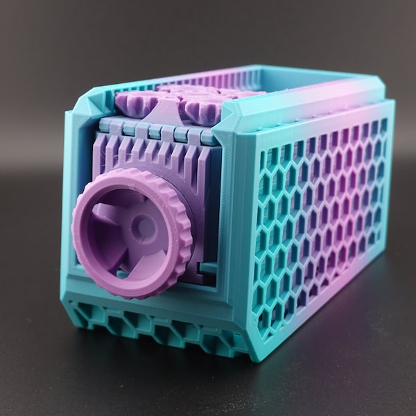 3d Printed Mechanical Box - Etsy