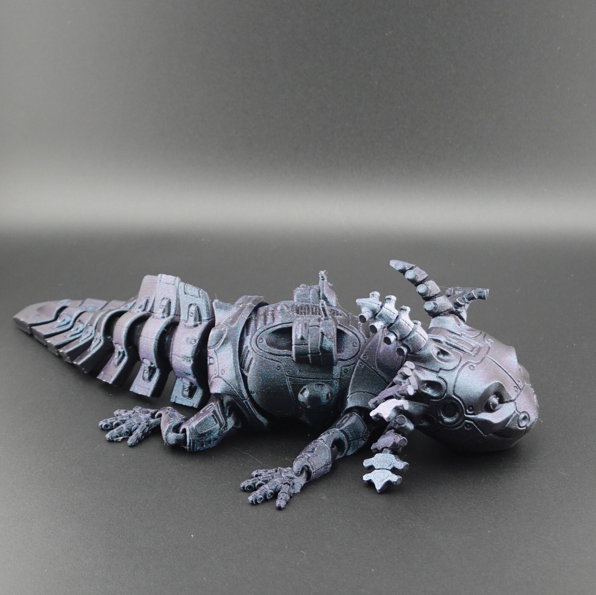 Articulated Robolotl Mechanical Axolotl Toy 3D Printed Robot Animal ...