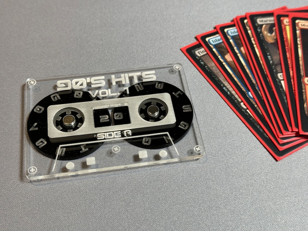 Custom Retro Cassette Tape Life Counter | Score Counter for Trading ...