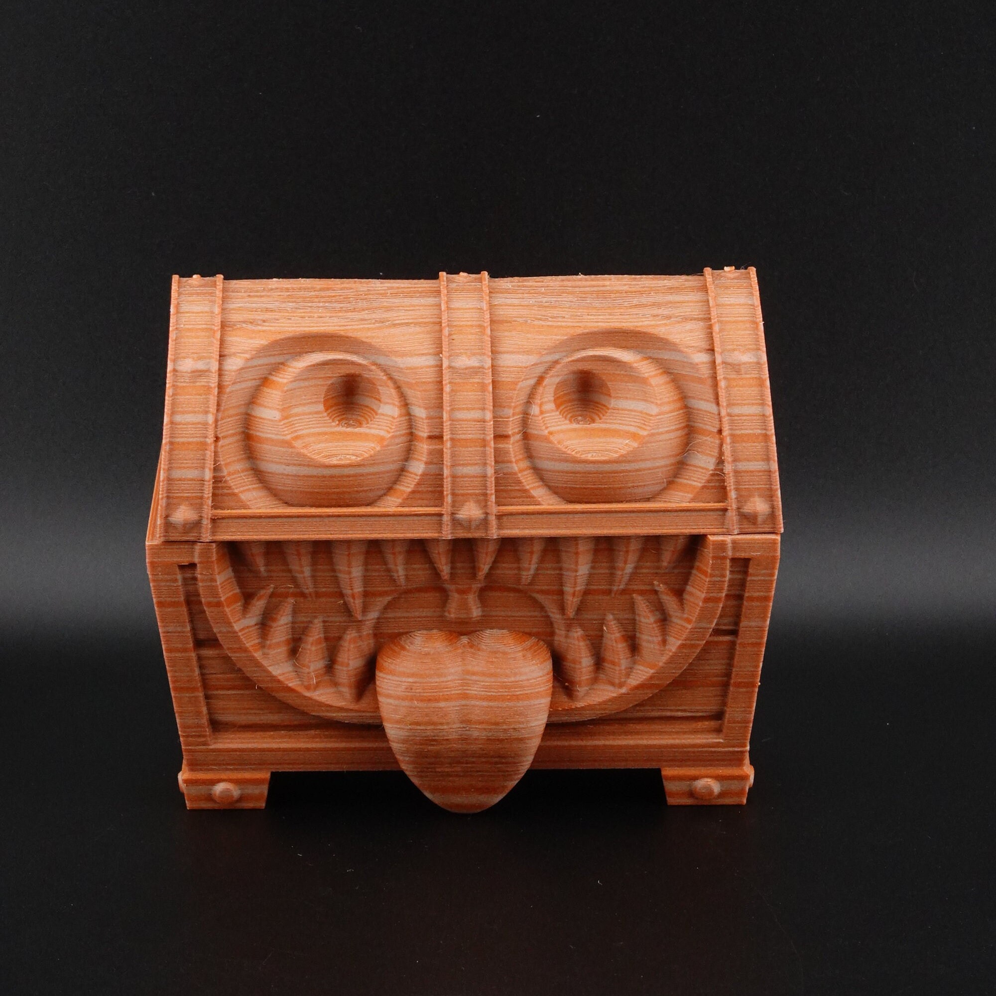 Cute Mimic Dice Chest: 3D Printed Treasure Chest for Dice Storage ...