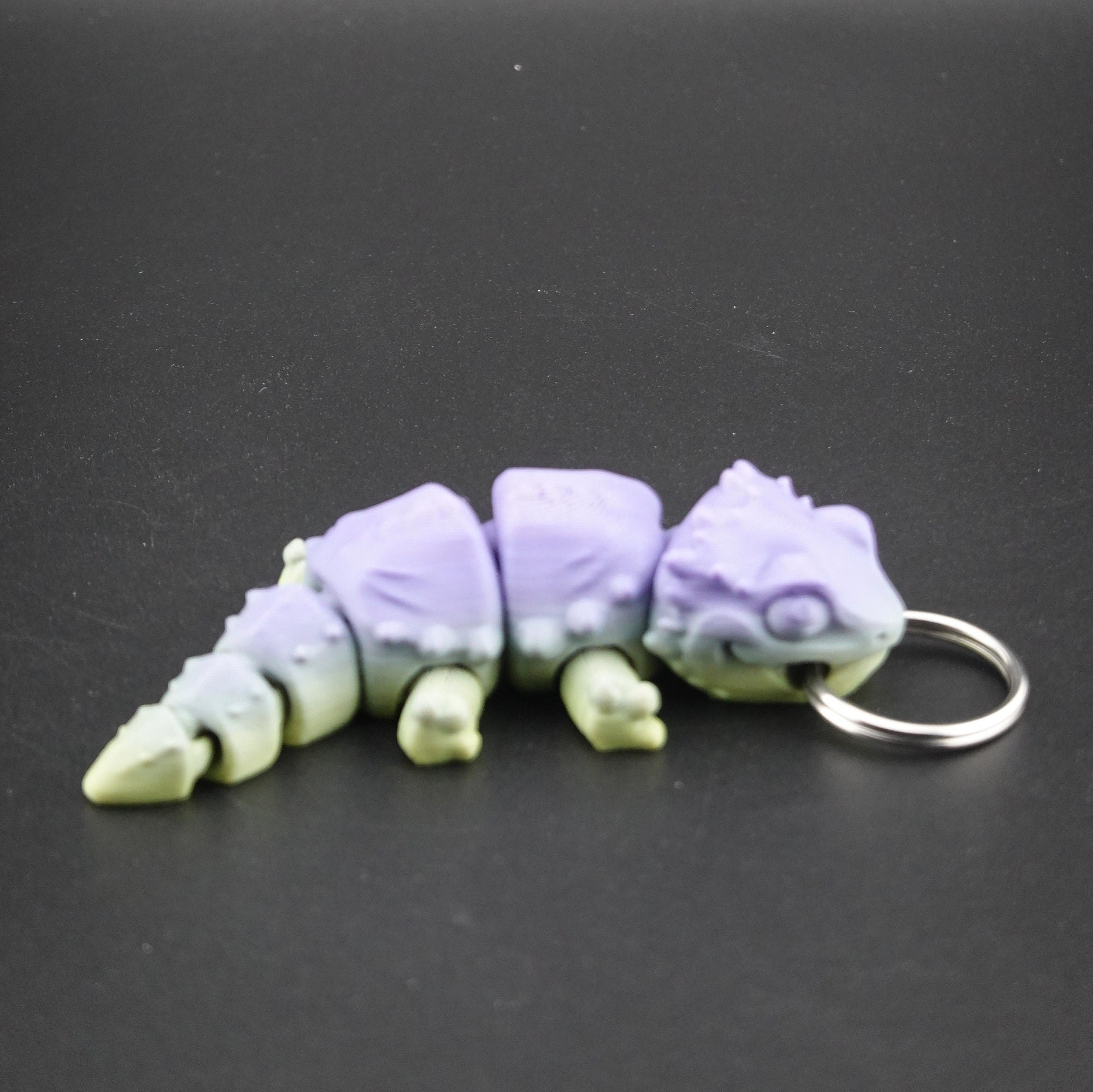 Mini Bearded Dragon Keychain 3D Printed Reptile Charm Unique Lizard Pet ...
