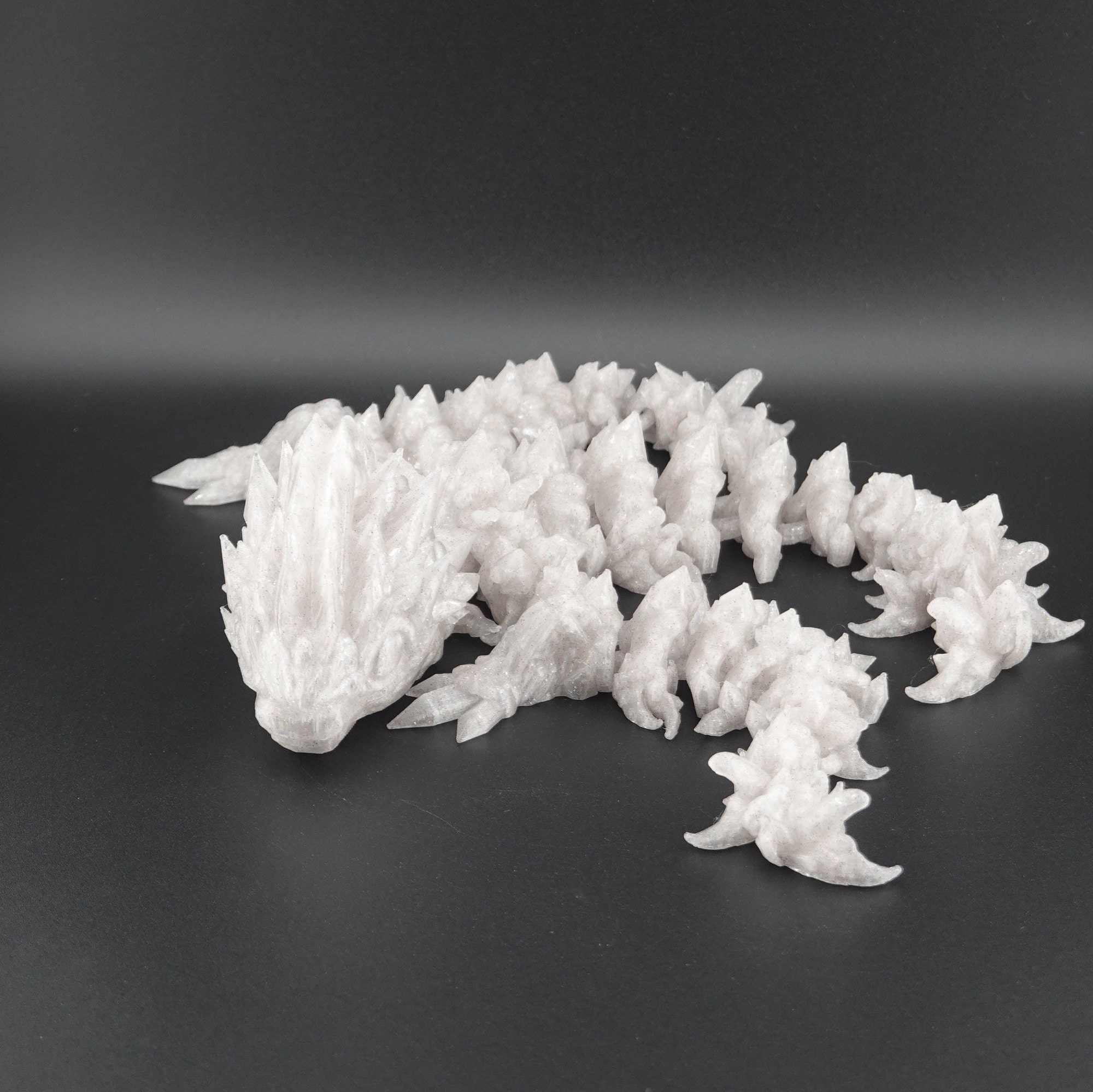 Jellyfish Dragon: Articulated 3D Printed Fantasy Creature Tentacled ...