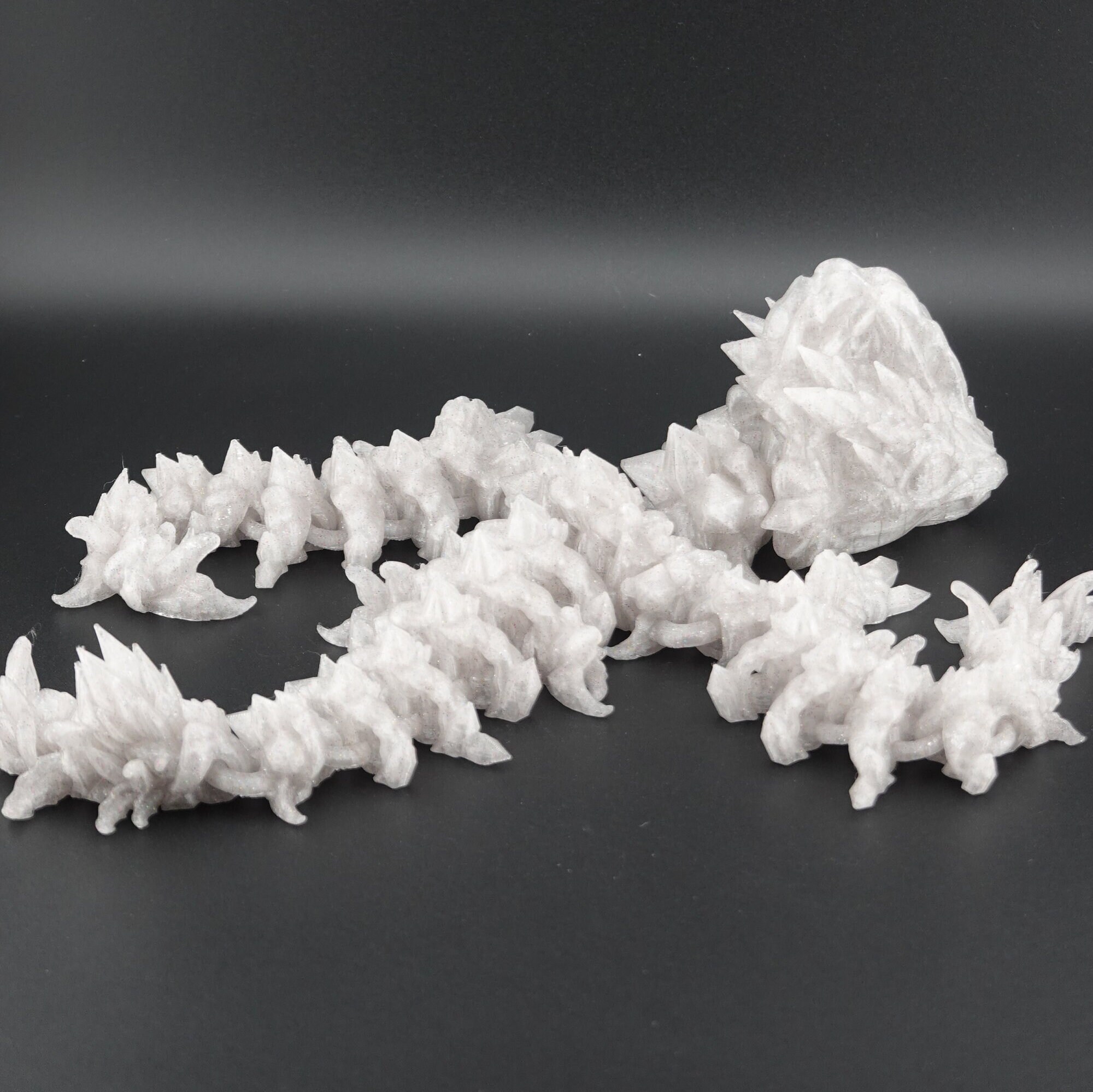 Jellyfish Dragon: Articulated 3D Printed Fantasy Creature Tentacled ...